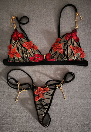 Lola Luna Gaia Luxury triangle bra | A Mes Amours