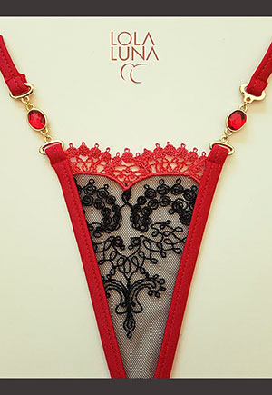 Luxury Lola Luna Chloe micro jewel thong | A Mes Amours